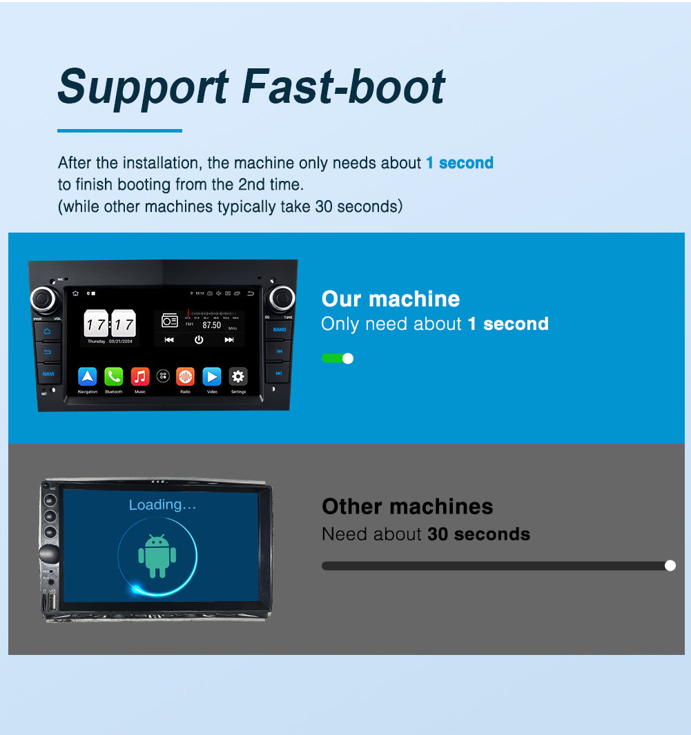 Pumpkin corsa d stereo upgrade Android 13 head unit with DVD player ...